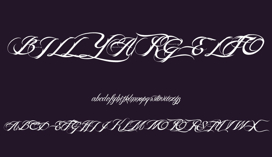Billy Argel Font free font