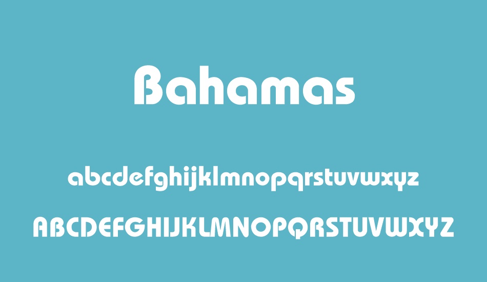 Bahamas free font