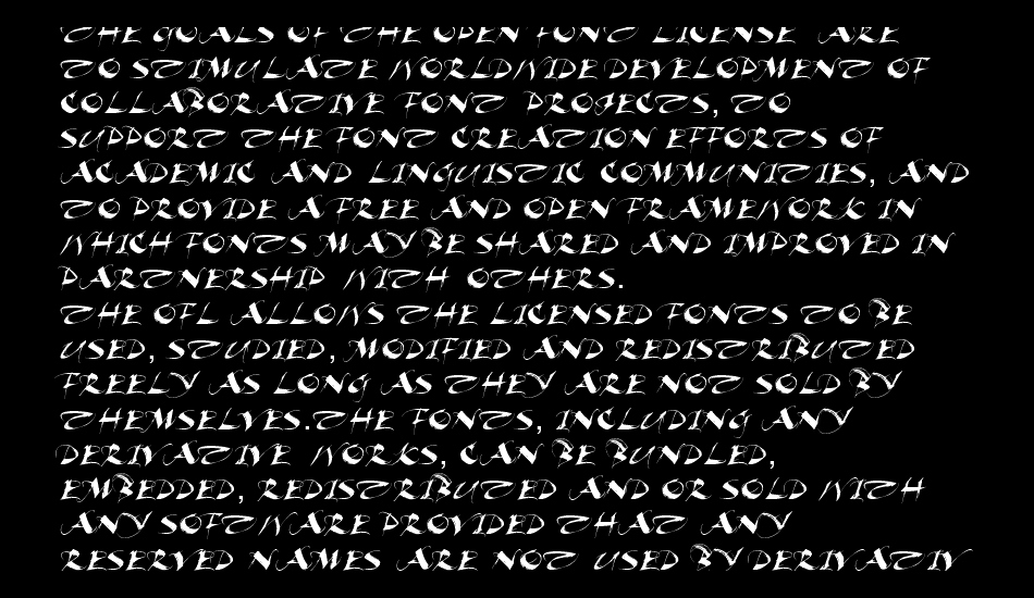 Beautiful Ink free font