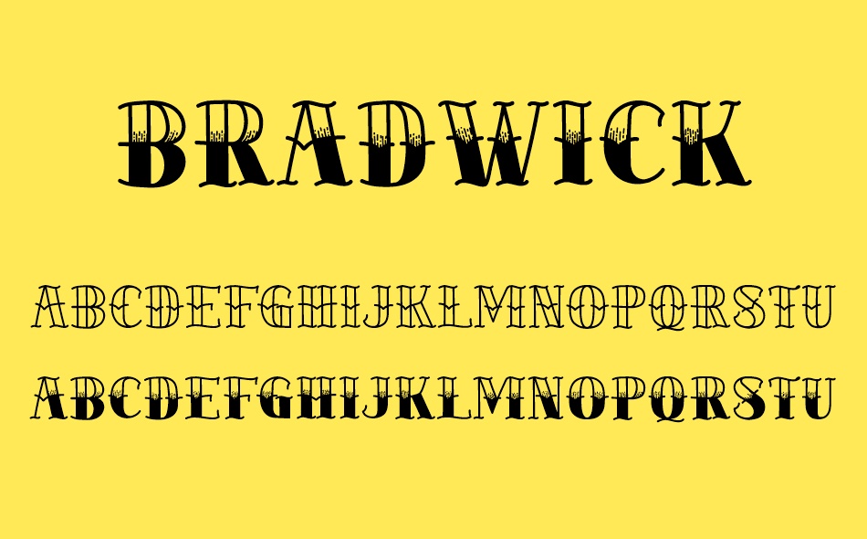 Bradwick free font