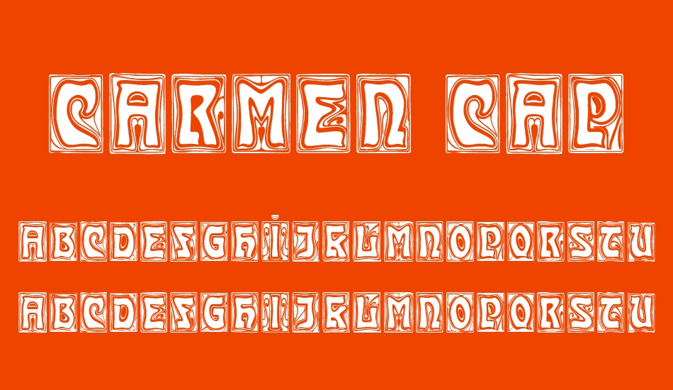 Carmen Caps free font