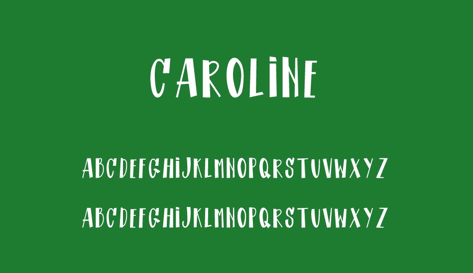 Caroline free font