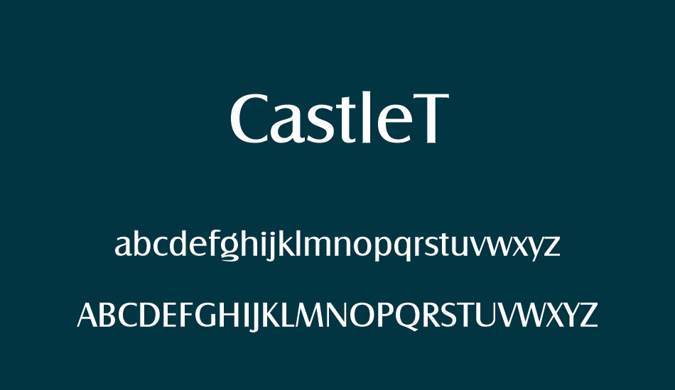 CastleT free font
