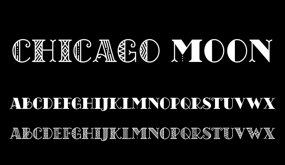 Chicago Moonshine free font