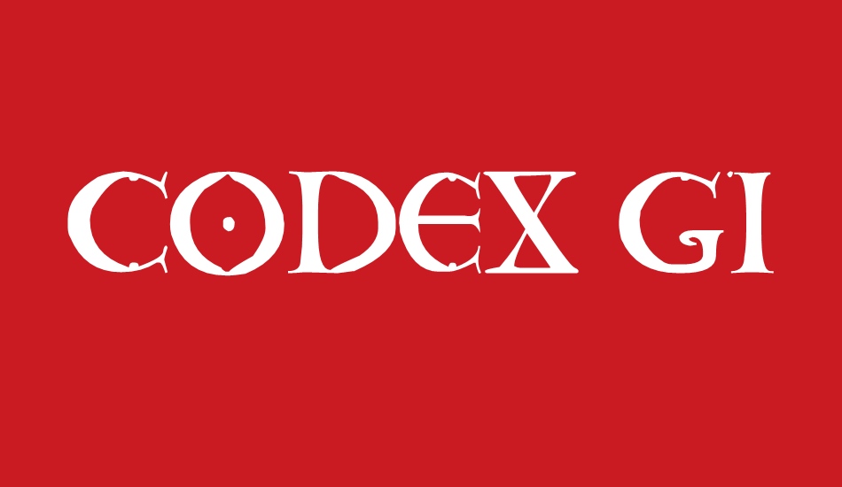 Codex Gigas free font
