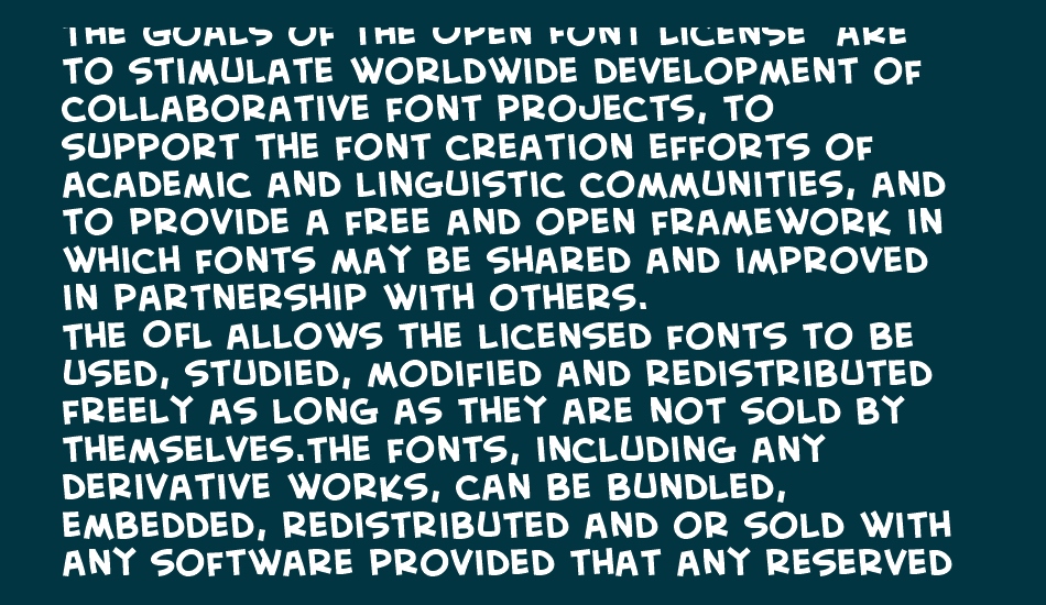 Creative Block BB free font