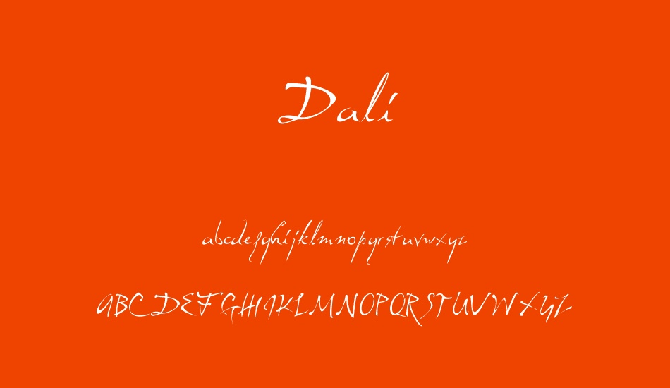 Dali free font