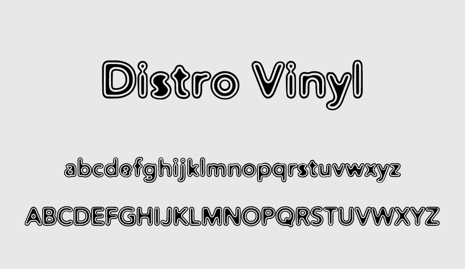 Distro Font Family free font