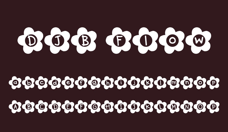 DJB Flower Power free font