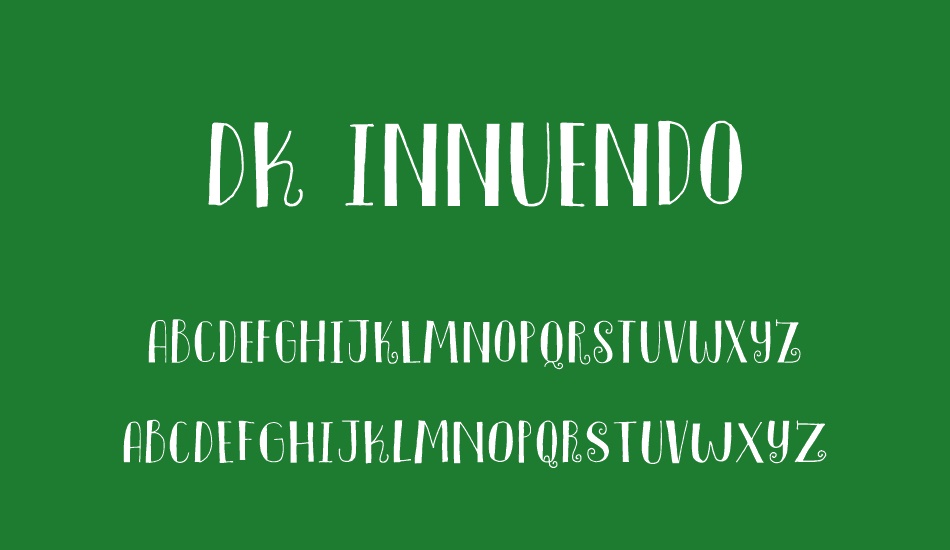 DK Innuendo free font