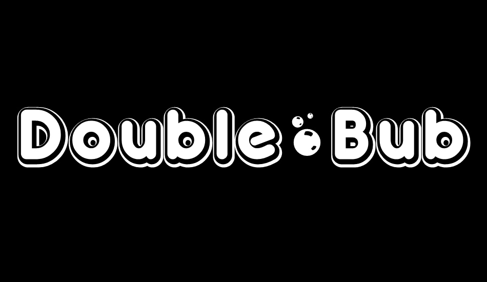 Double Bubble free font