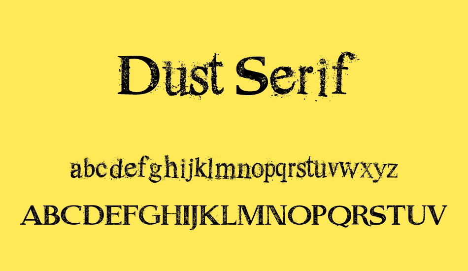 Dust Serif Font free font