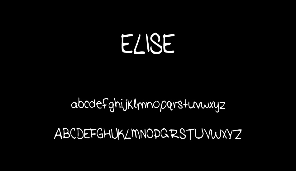Elise free font