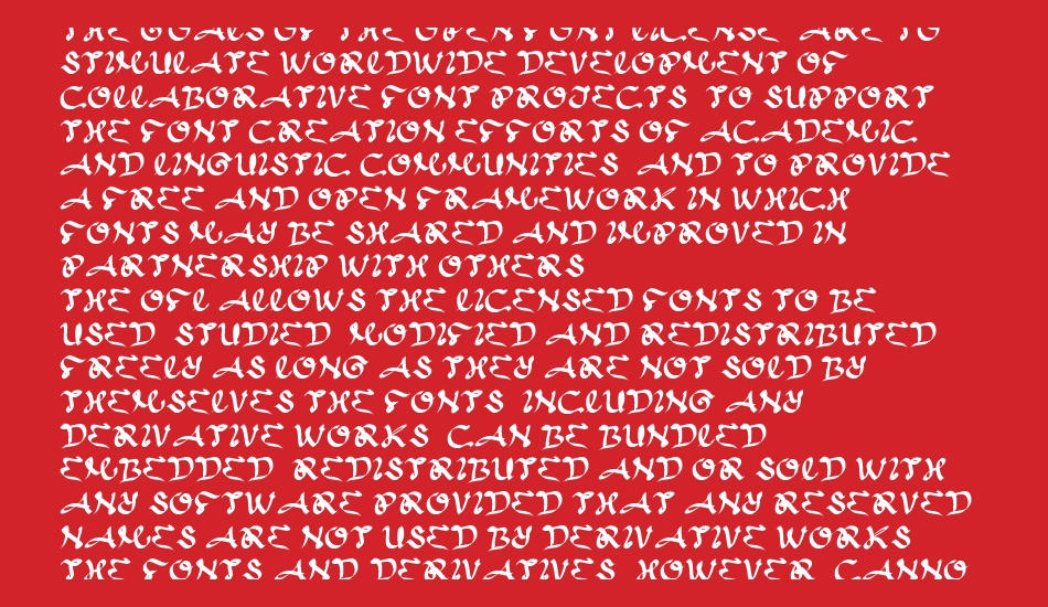 Entertainment free font