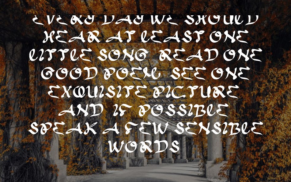 Entertainment free font