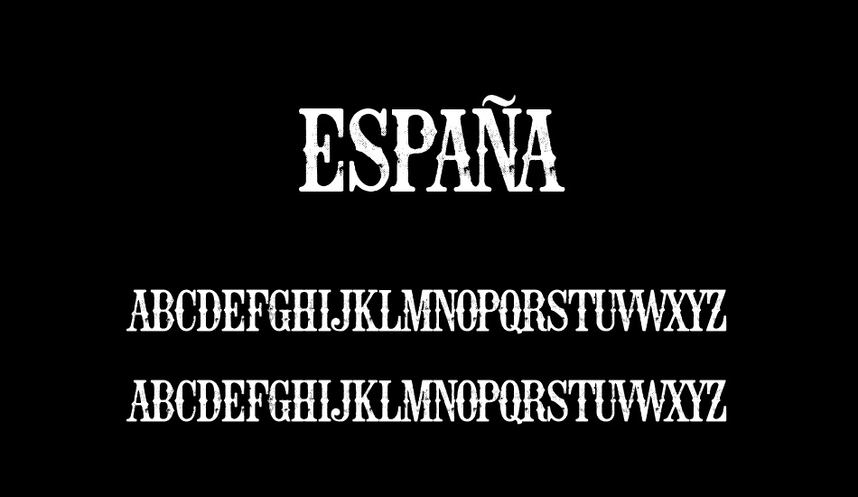 España free font