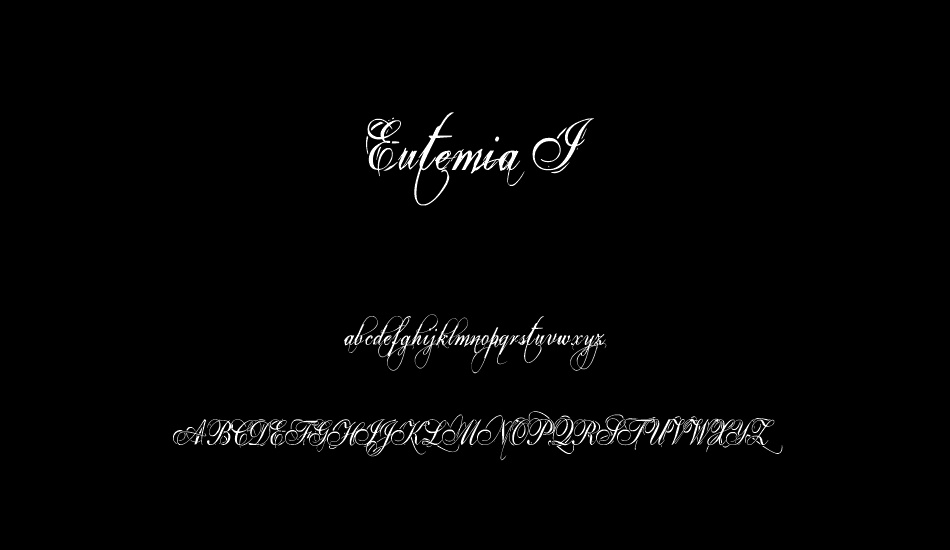 Eutemia free font