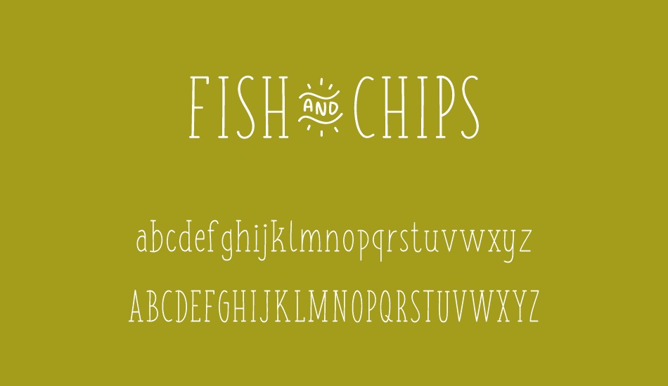 Fish And Chips free font