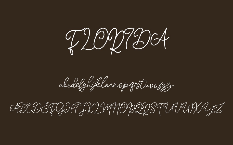 Florida free font