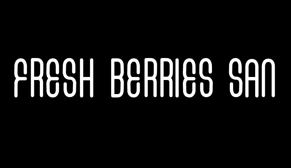 Fresh Berries - Script and Sans Font free font