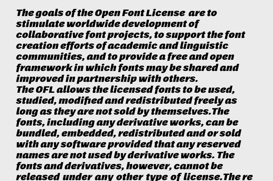 Frock Black free font