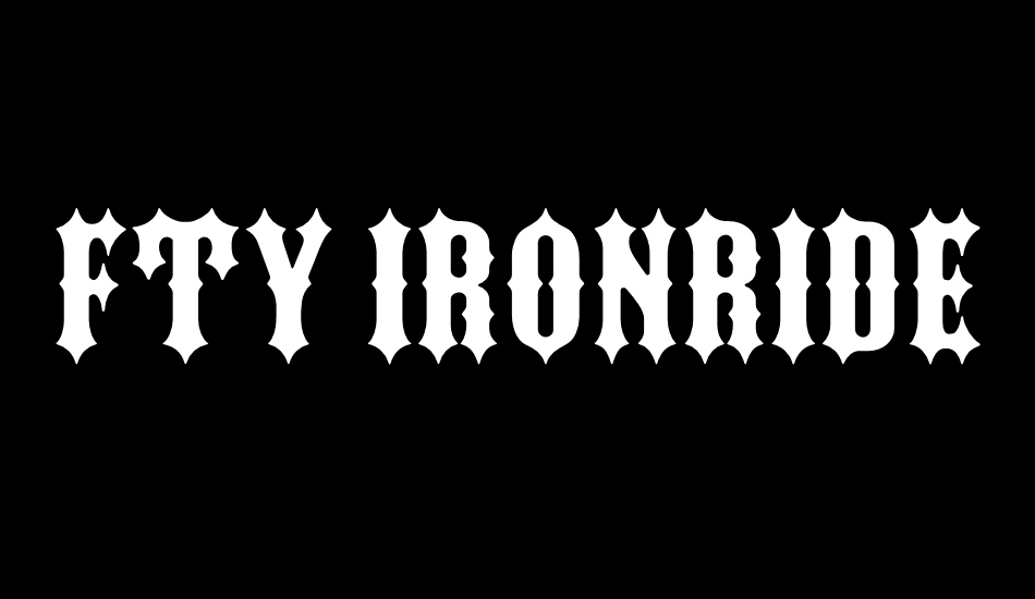 Iron Horse free font