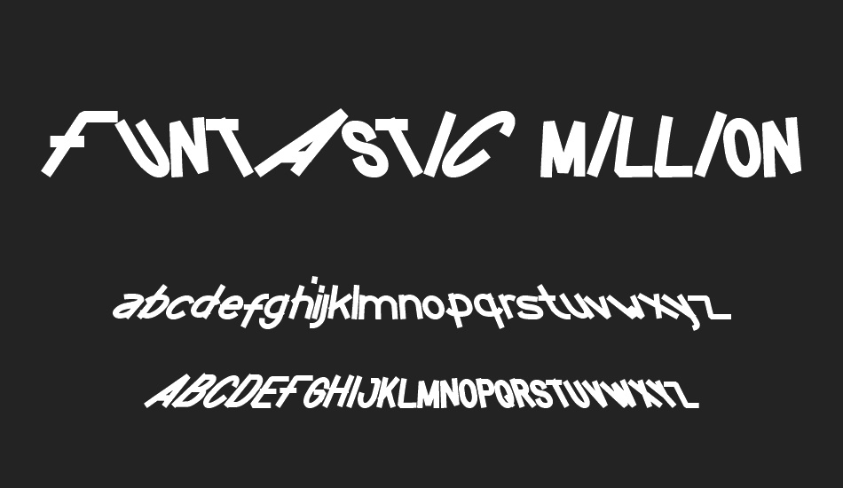 Funtastic Million Moment free font