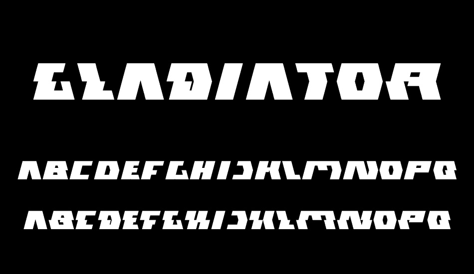 Gladiator Sport free font