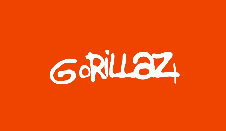 Gorillaz 1 free font