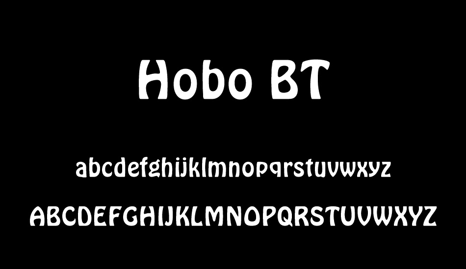 Hobo BT free font