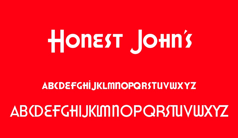 Honest free font