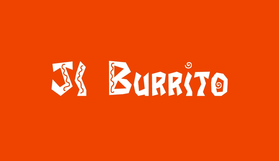 JI Burrito free font