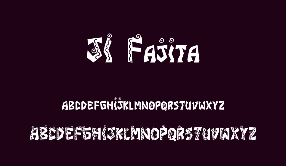 JI Fajita free font