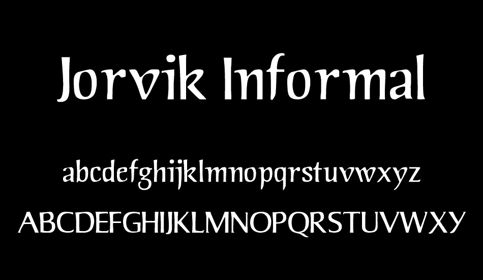 Jorvik Informal free font