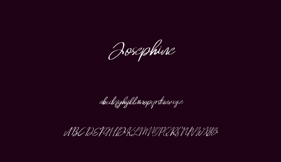 Josephine free font