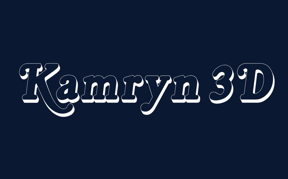 Kamryn free font