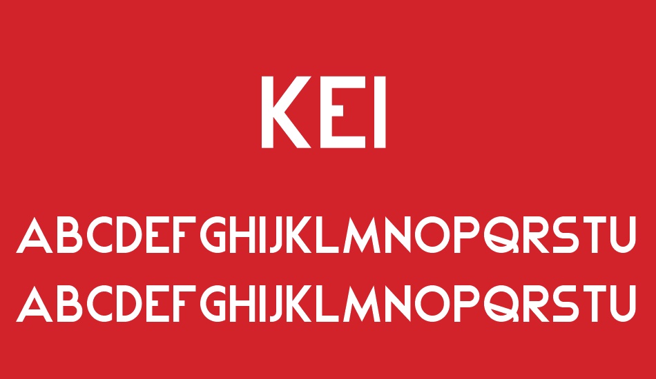 Kei free font