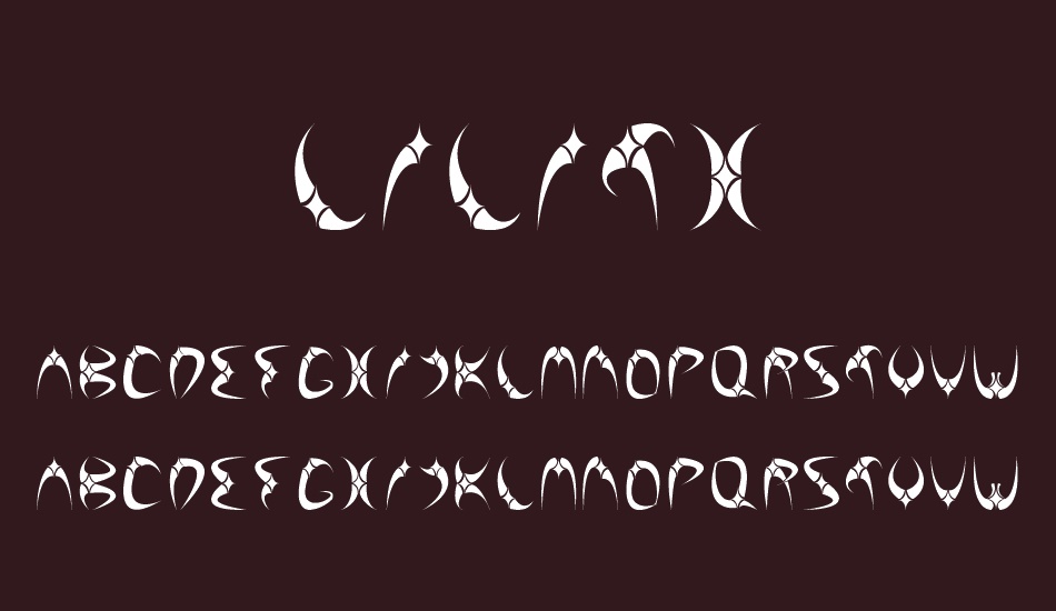 Lilith free font