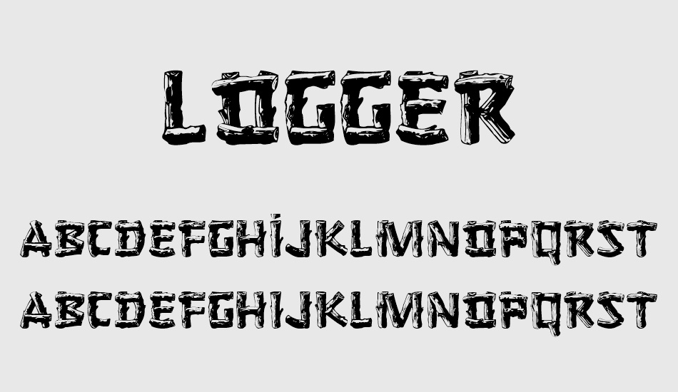 Logger free font