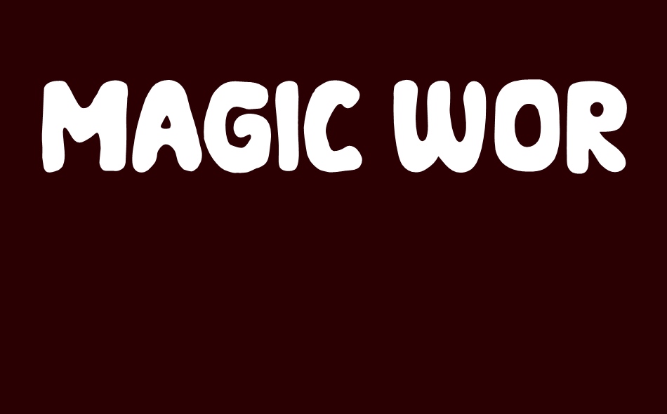 Magic World free font