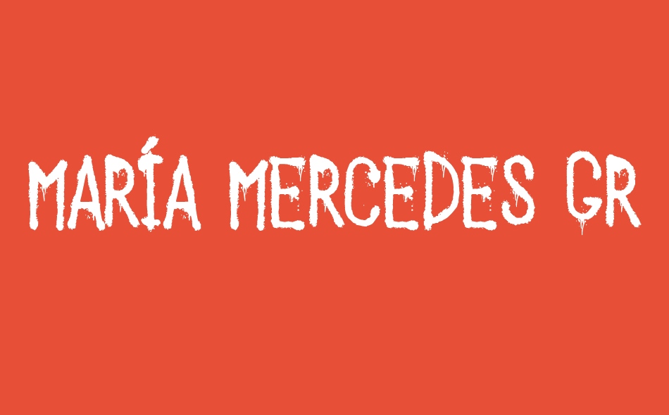 Mar?a Mercedes Graffiti Shop free font