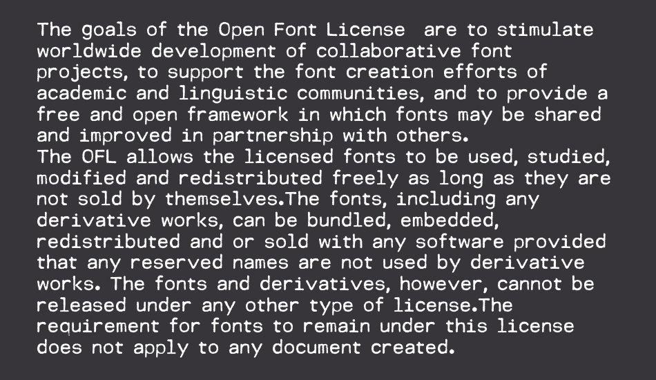 Modern Typewriter free font