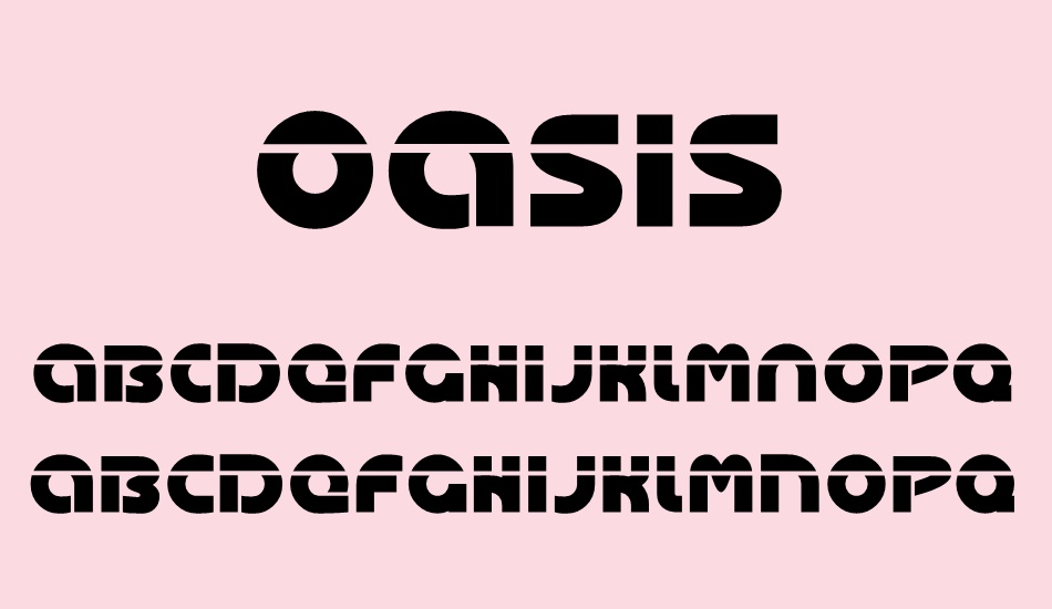 Oasis free font