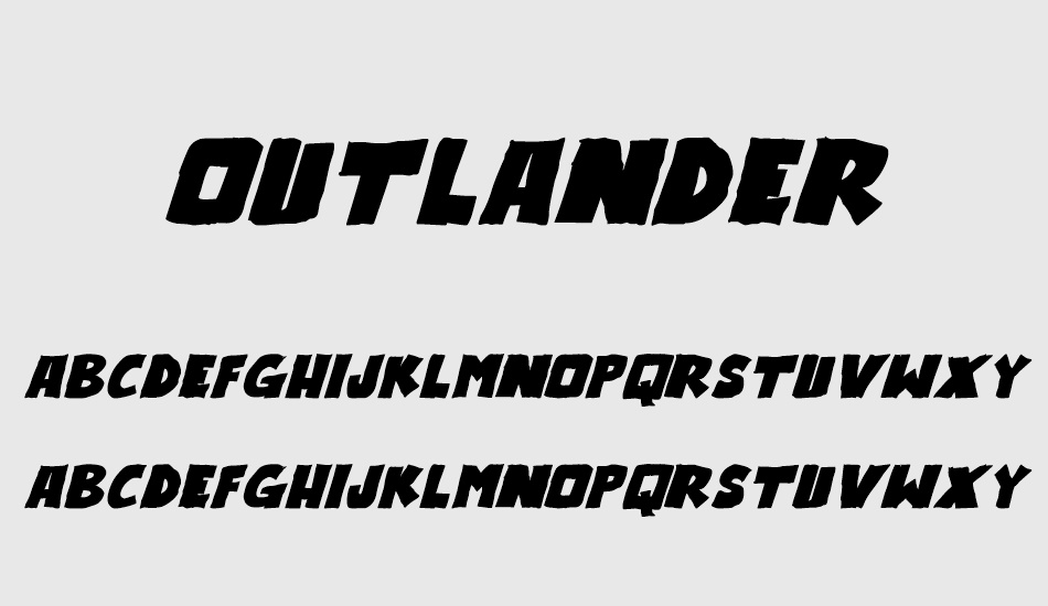 Outlander Font Family free font