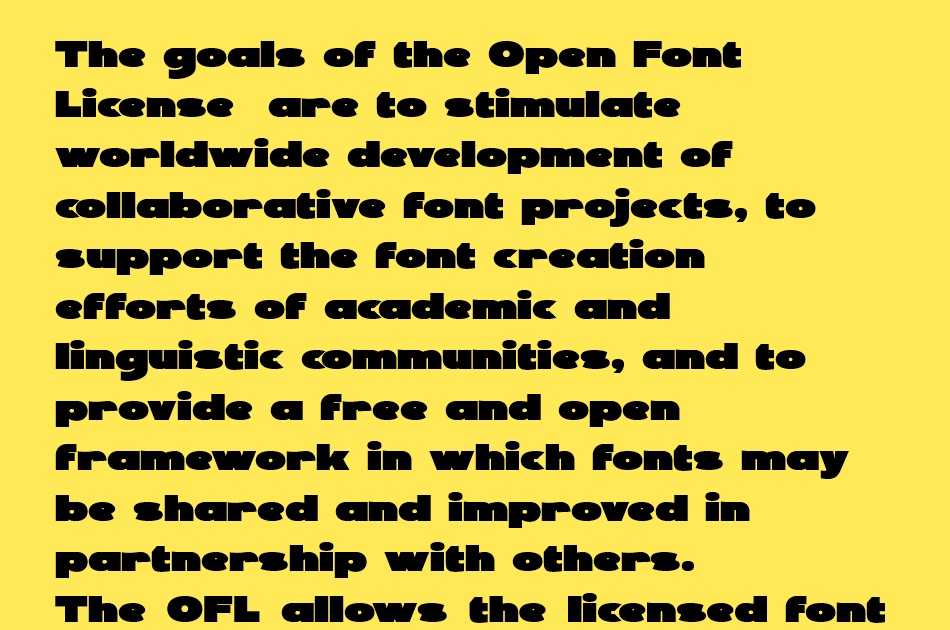 Perform Generic free font