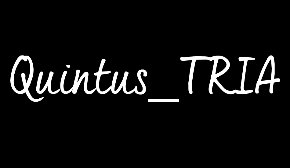 Quintus free font