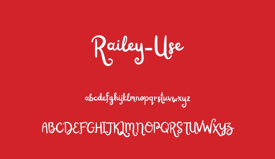 Railey free font