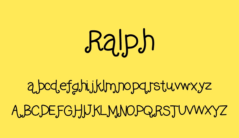 Ralph free font