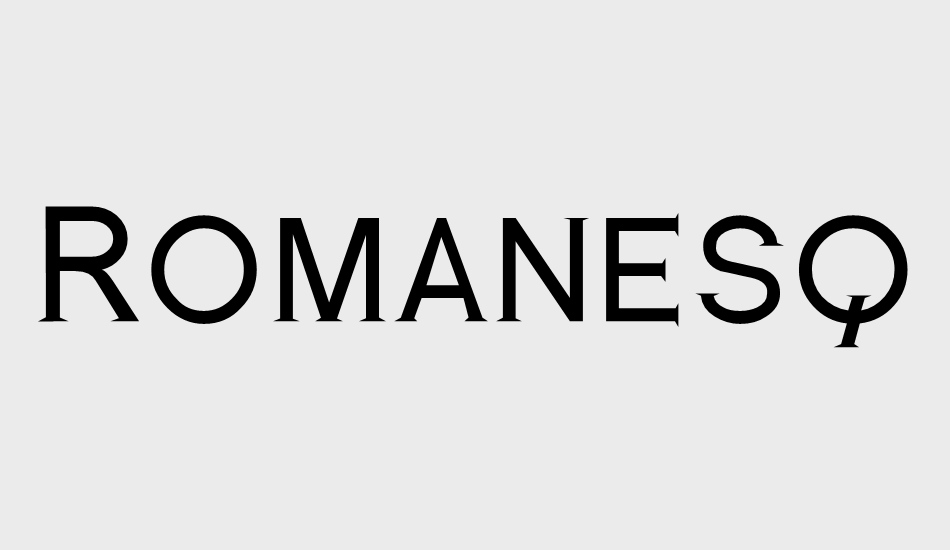 Romanesque Serif free font