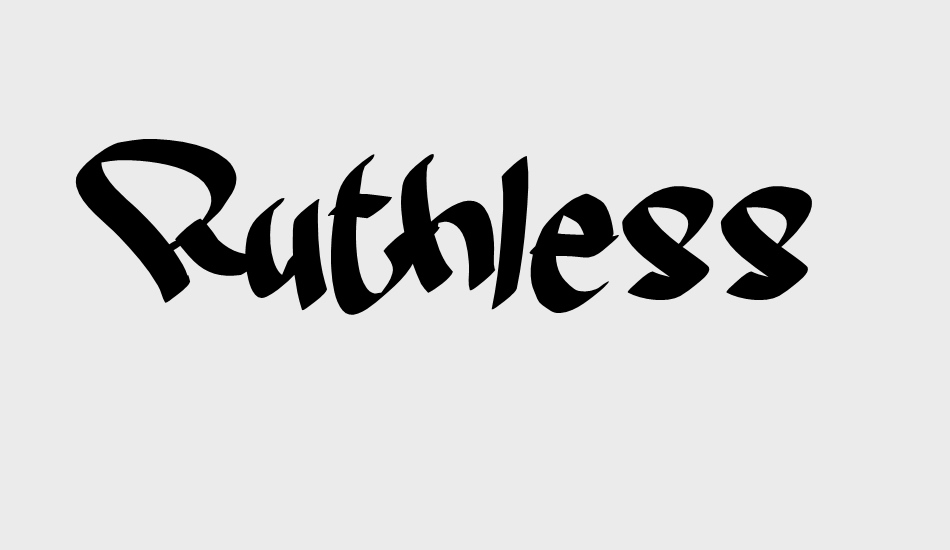 Ruthless Two free font
